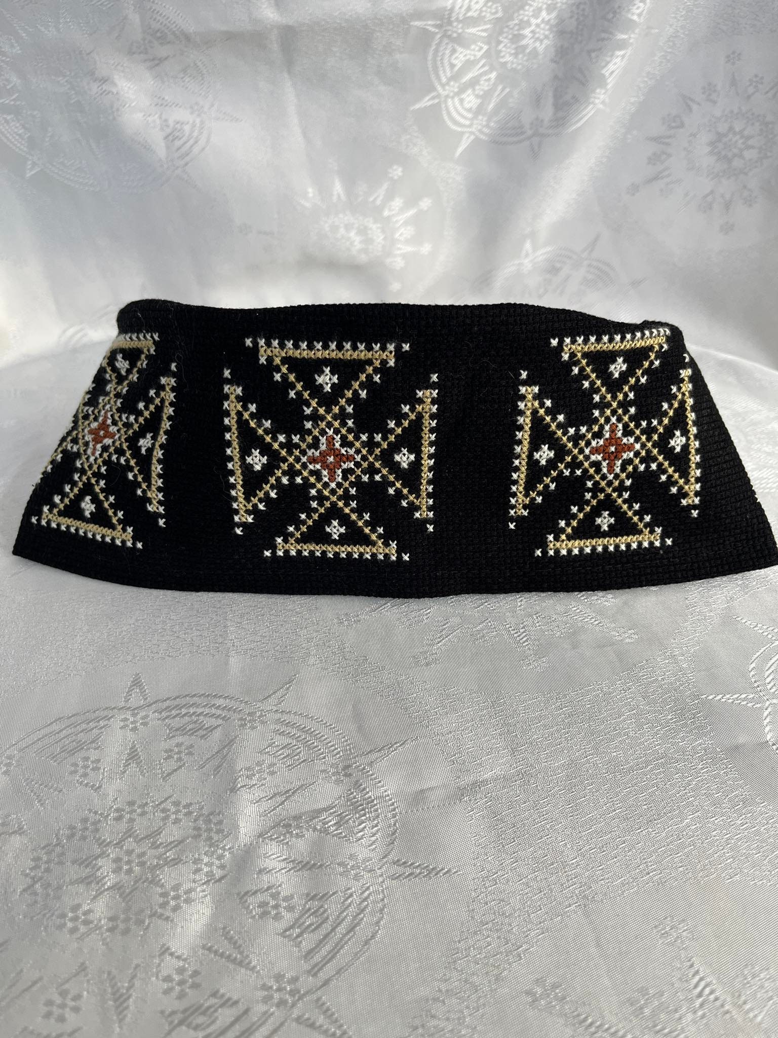 Hand Embroidered Hat,skufia,fabric Hat,ethnic Embroidery Hat,georgian ...
