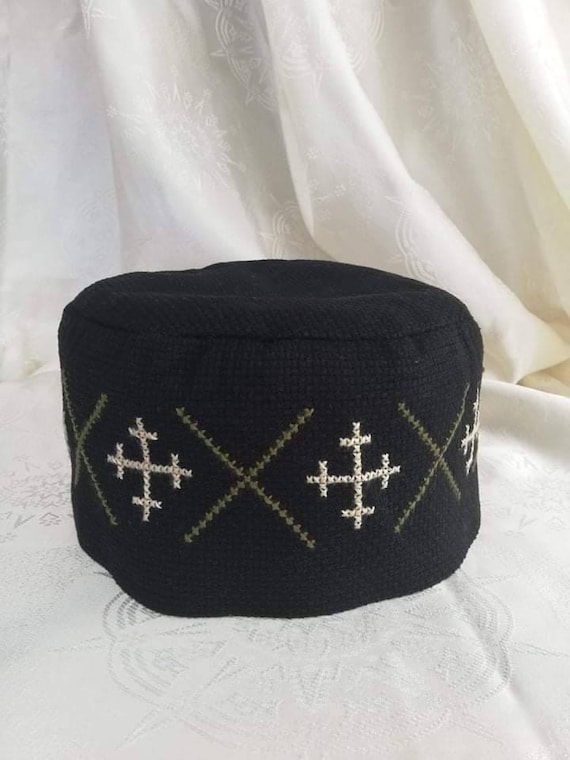 Hand Embroidered Hatfabric Hatembroidered Hat Georgian - Etsy