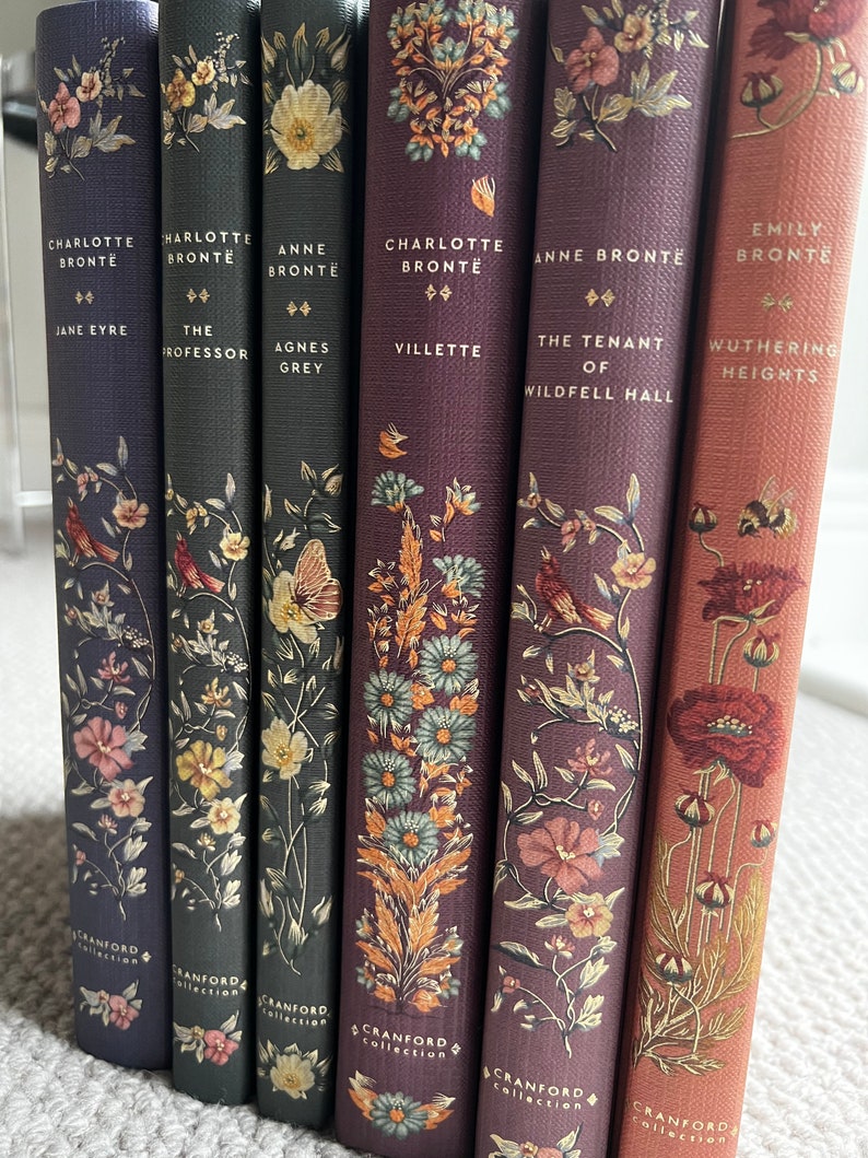 Bronte Sisters Book Collection Charlotte Bronte Emily Bronte Anne ...