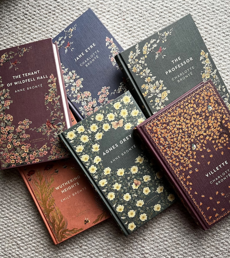 Bronte Sisters Book Collection Charlotte Bronte Emily Bronte Anne ...