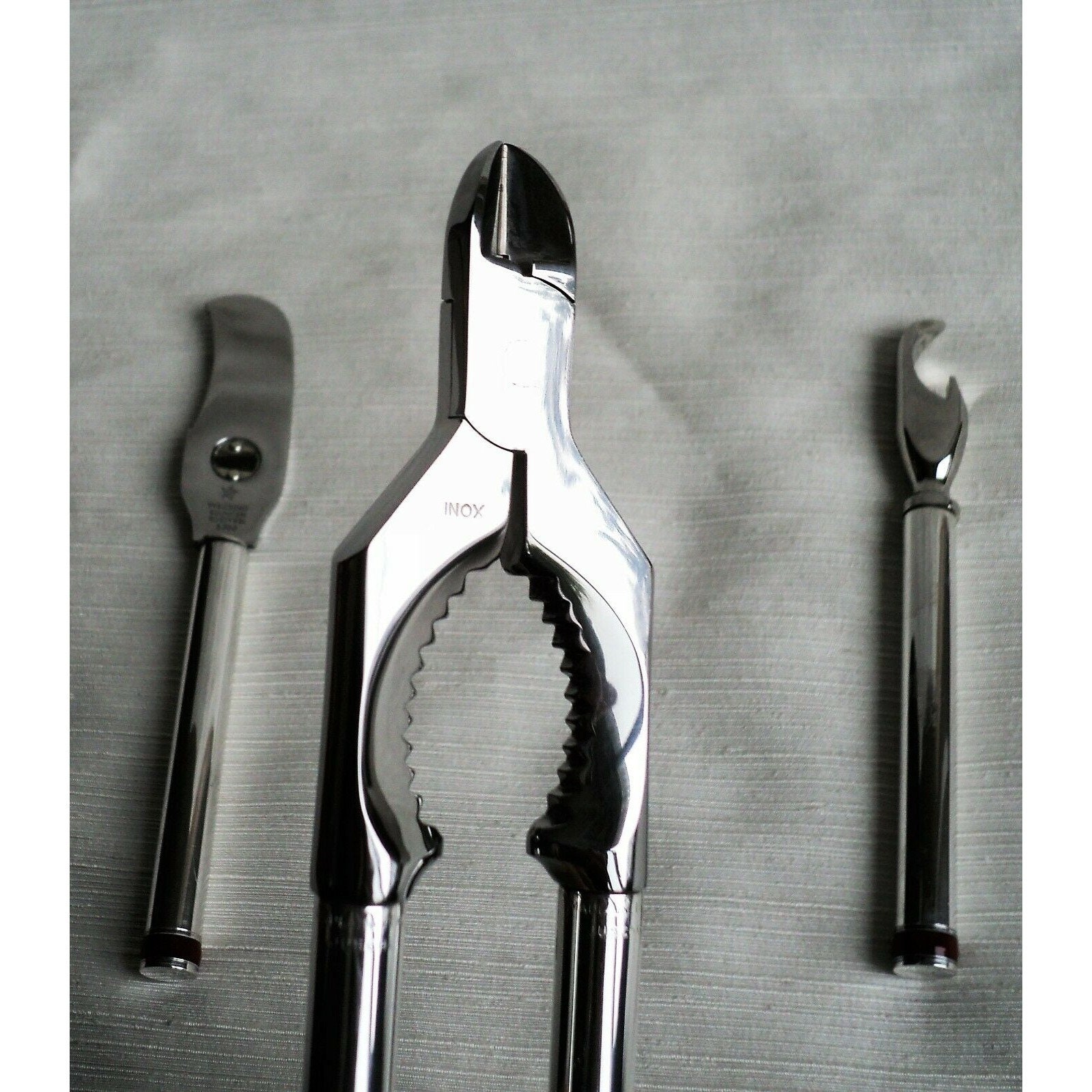 MCM STERLING Silver & Enamel 3-pc Bar Tool SET in Original - Etsy