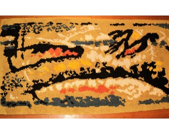 Orange Shag Rug | Etsy