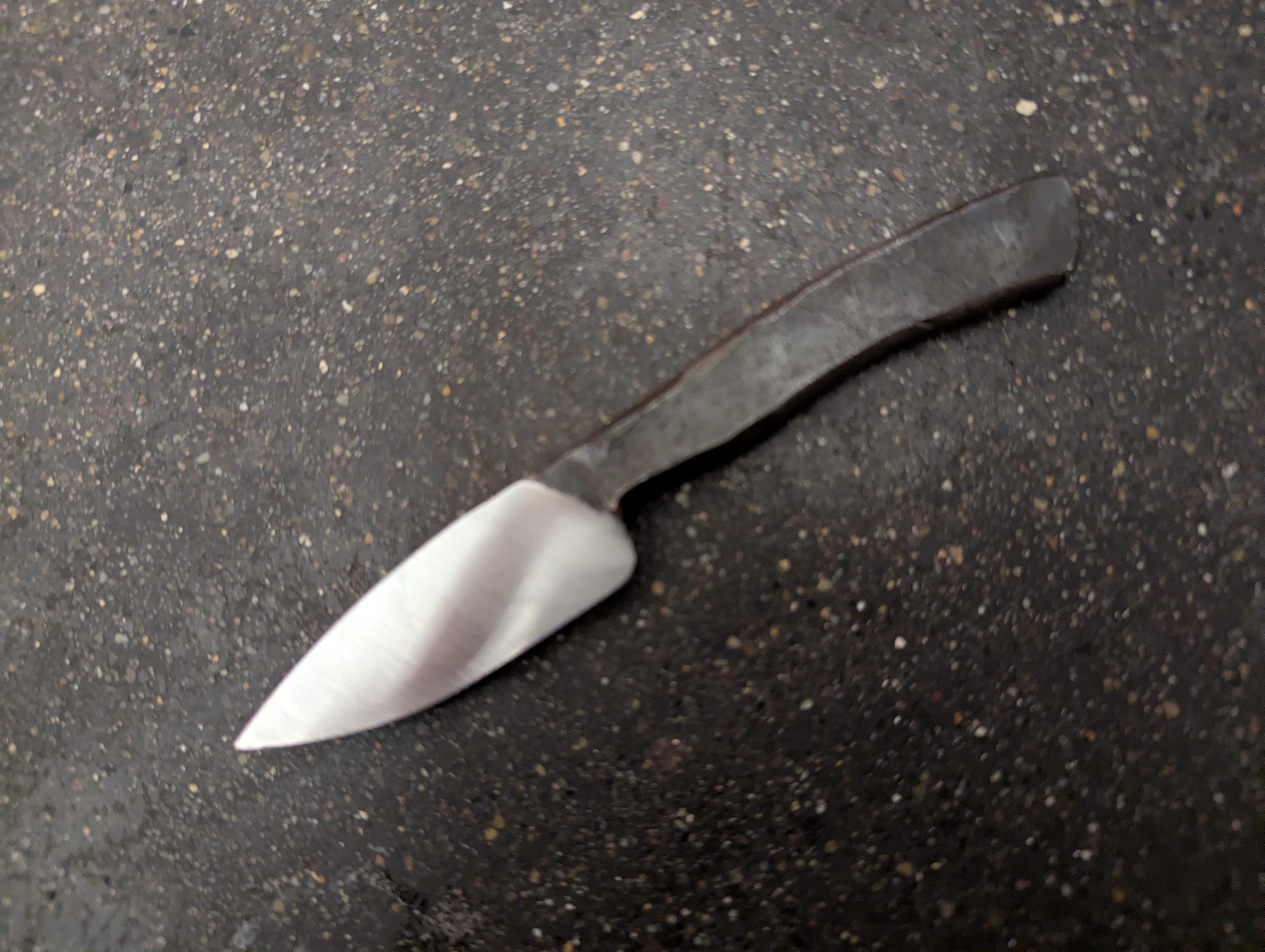 5160 Forged Integral Utility Knife - Etsy