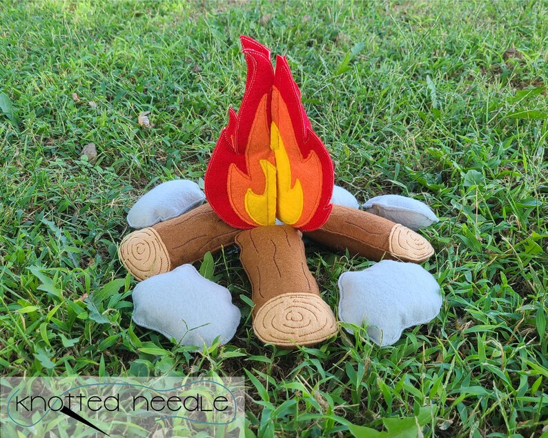 Felt Campfire Toy Set: ITH Embroidery Designs (digital Download, 5x7 ...