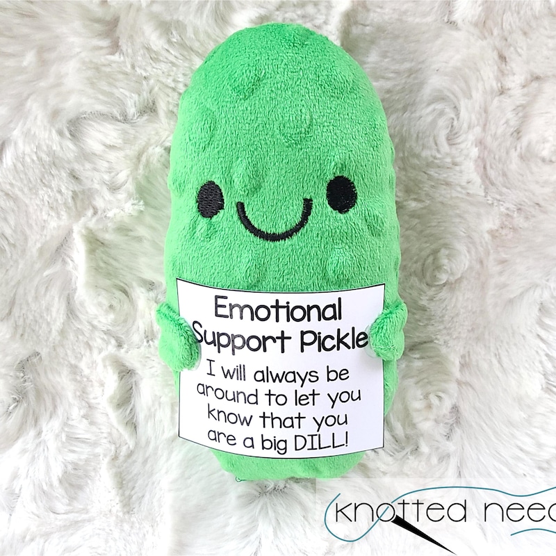 Emotional Support Pickle - Etsy