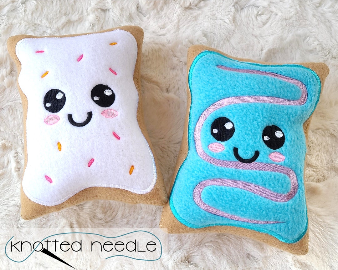 Breakfast Pastry Plush Design, Breakfast Tart Plush Design, in the Hoop ...