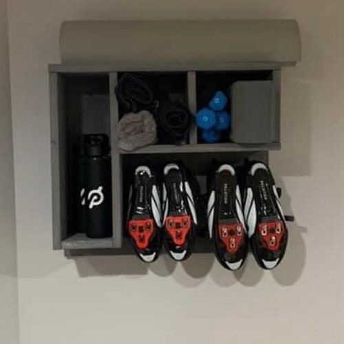 Home Gym Shoe Shelf peloton Inspired - Etsy