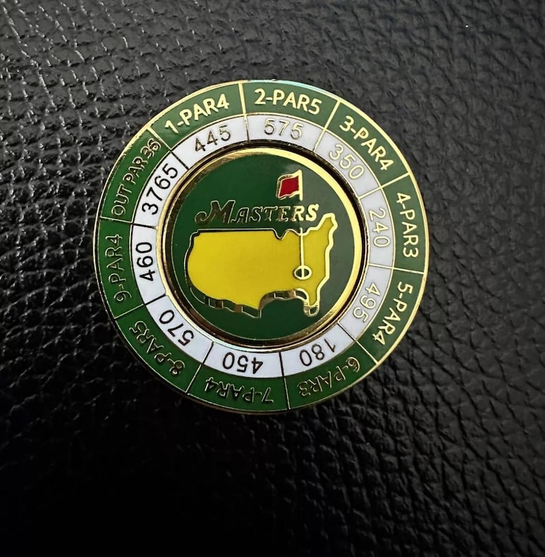 The Masters Golf Ball Marker - Etsy