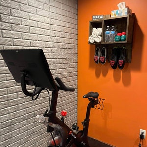 Home Gym Shoe Shelf peloton Inspired - Etsy