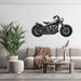 Chopper Garage Sign, Motorcycle Metal Wall Decor, Metal Wall Art ...