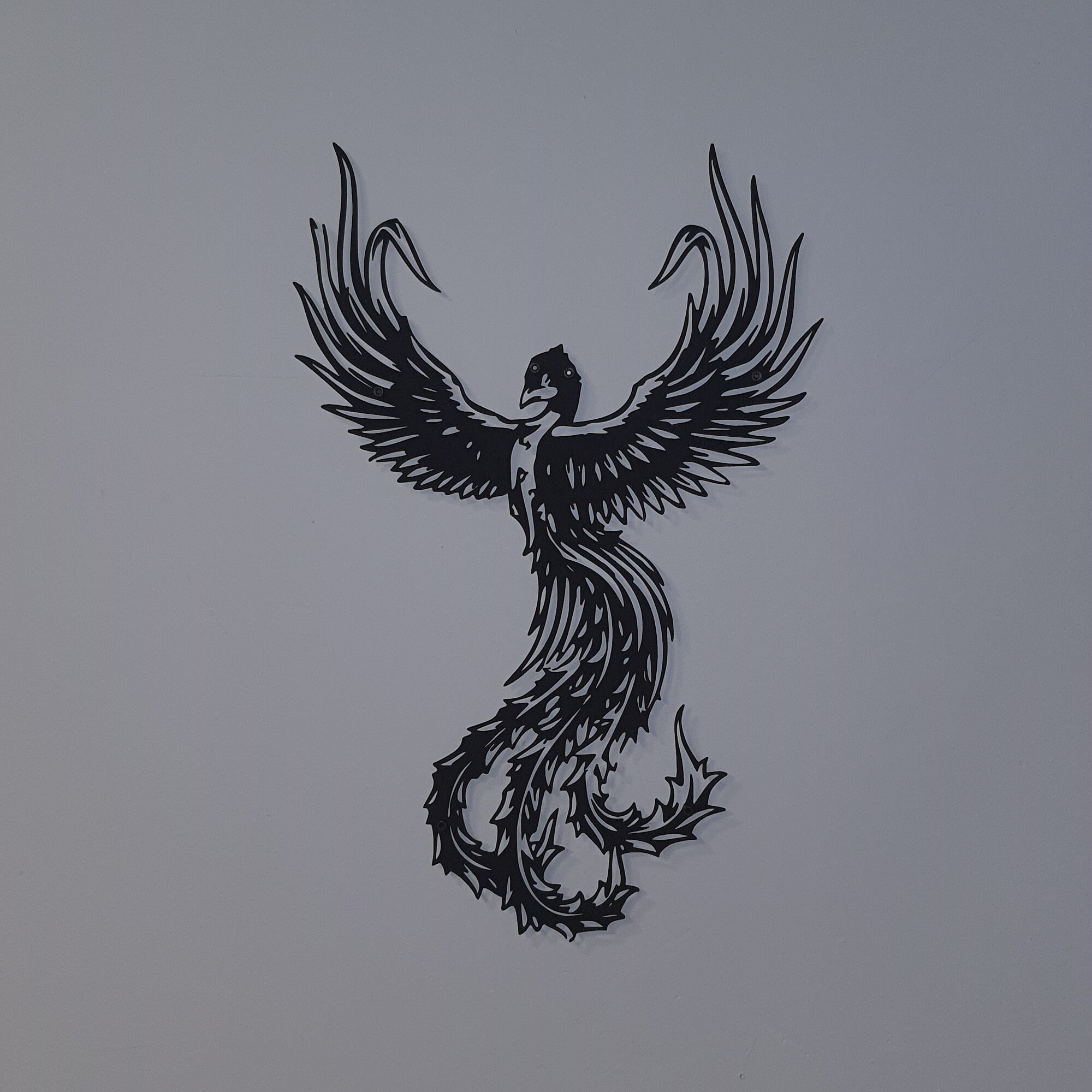 Simurgh Bird Metal Wall Art Metal Wall Art Metal Birds - Etsy