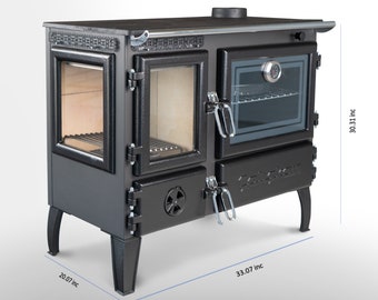 Log Burning Stove - Etsy