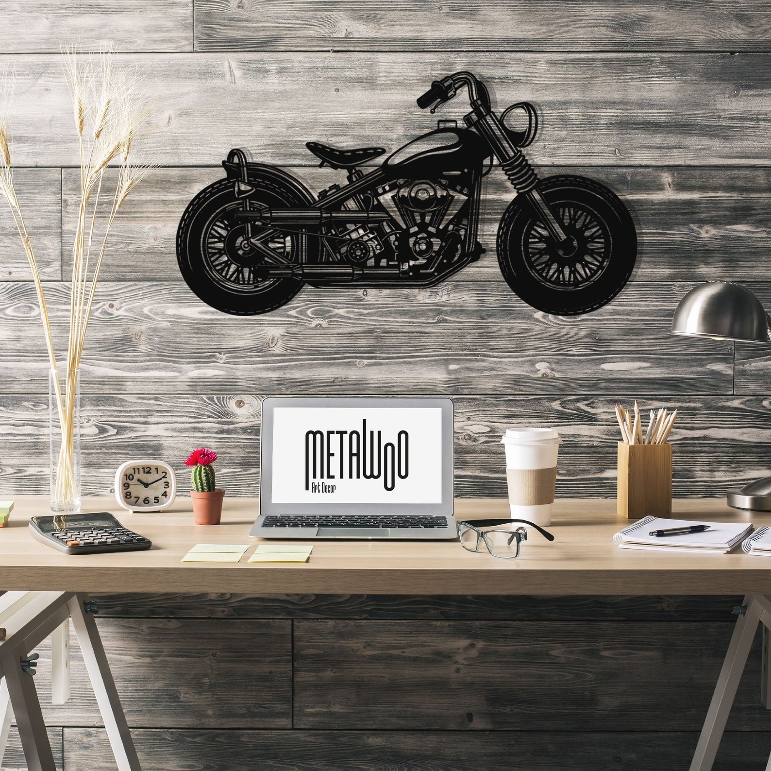Chopper Garage Sign Motorcycle Metal Wall Decor Metal Wall - Etsy