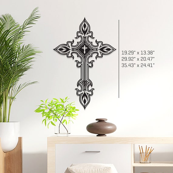 Cross of Christ Metal Wall Hangings Christian Gift Religious - Etsy