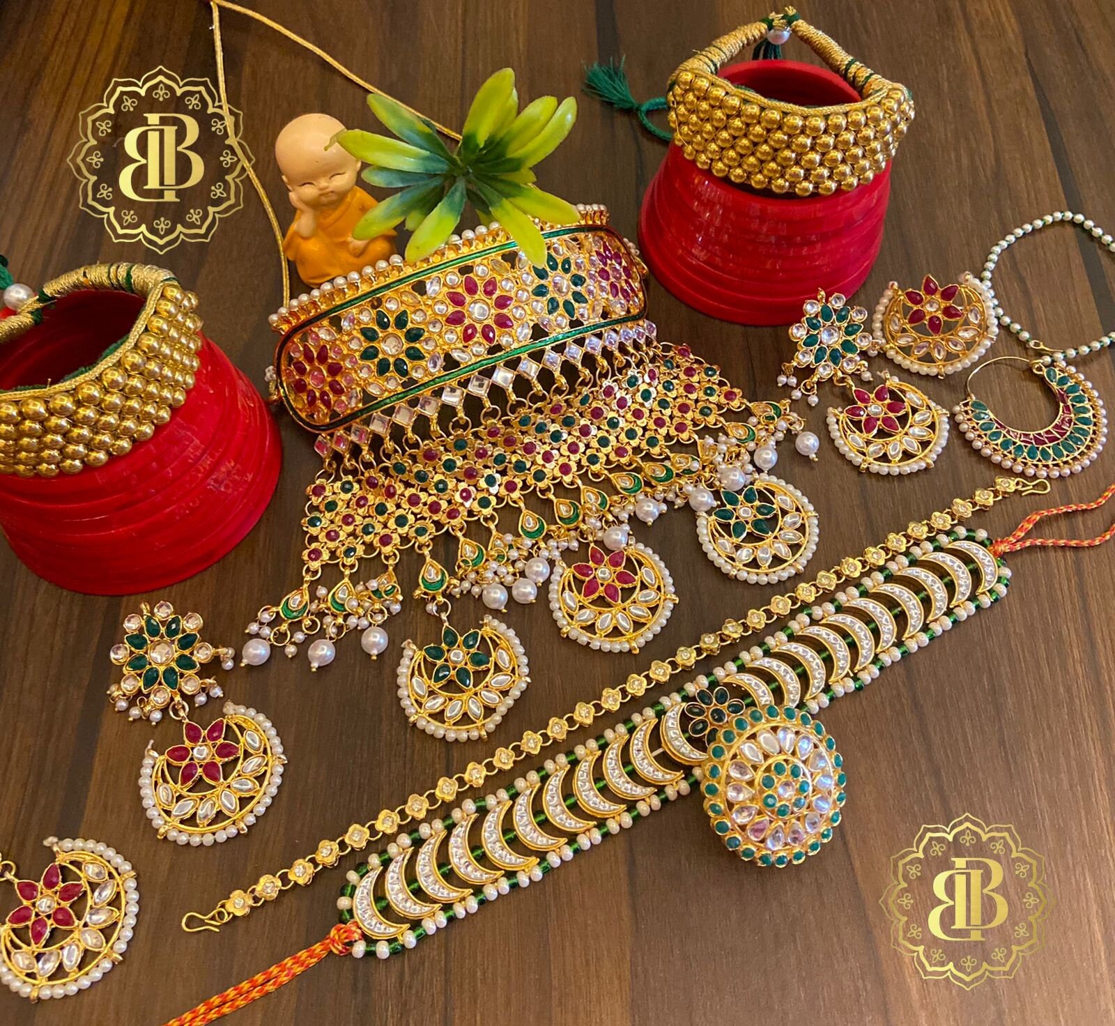 Saundaryam Fashions Women's Rajwadi Rajputi Kundan Add - Etsy