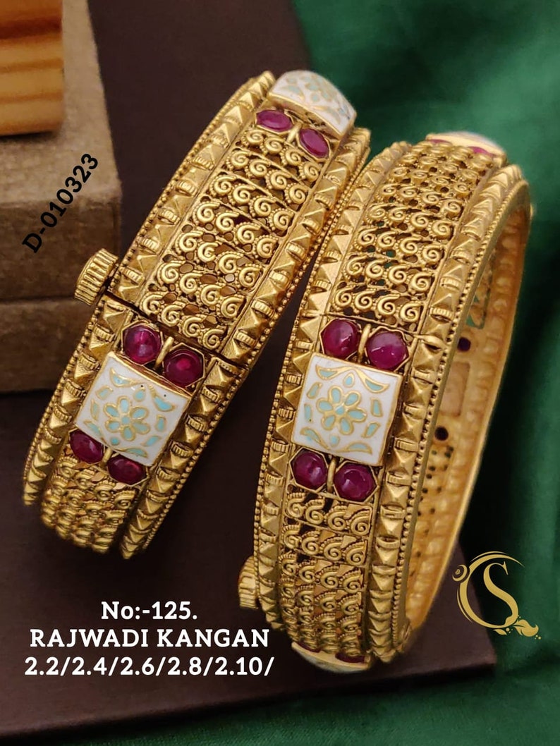 Women's Antique High Gold Openable Patla / Bengal/rajwadi - Etsy