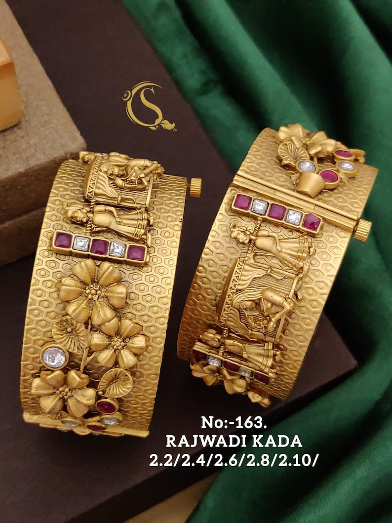 Women's Antique High Gold Openable Patla / Bengal/rajwadi - Etsy