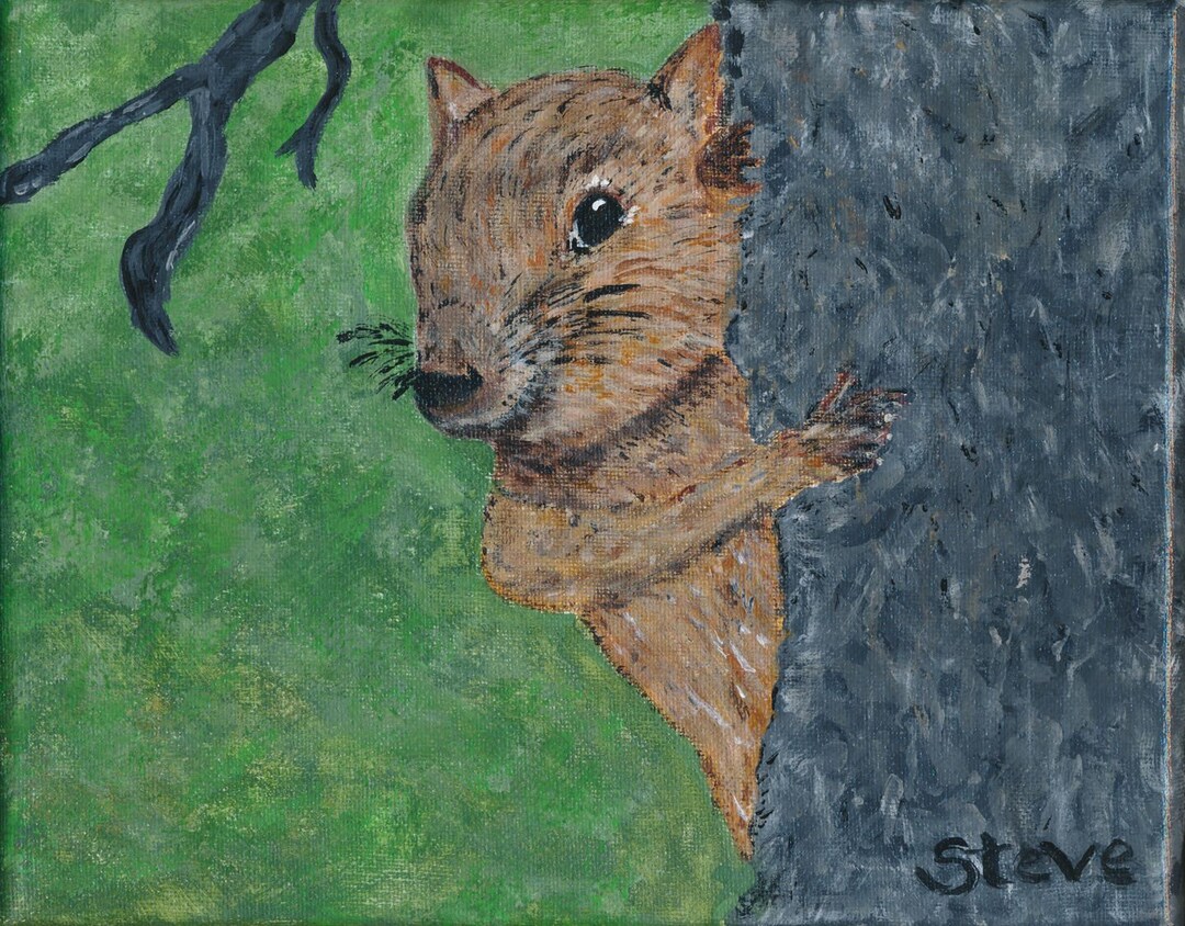 Sly Squirrel - Etsy