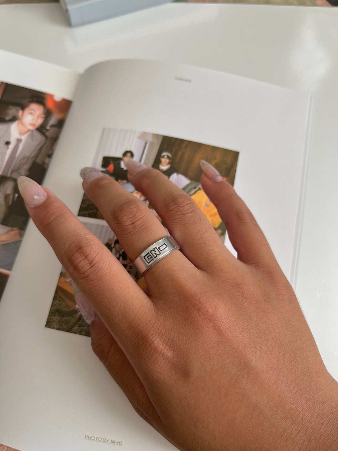 Enhypen Engraved Ring Adjustable Ring - Etsy