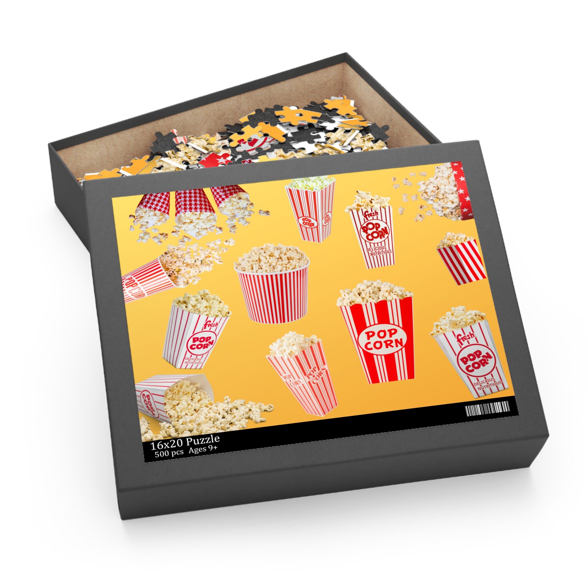 Vintage Popcorn Puzzle (120, 252, 500-piece) - Etsy