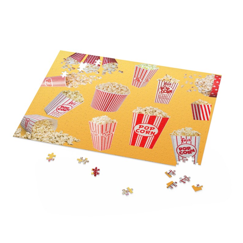 Vintage Popcorn Puzzle (120, 252, 500-piece) - Etsy