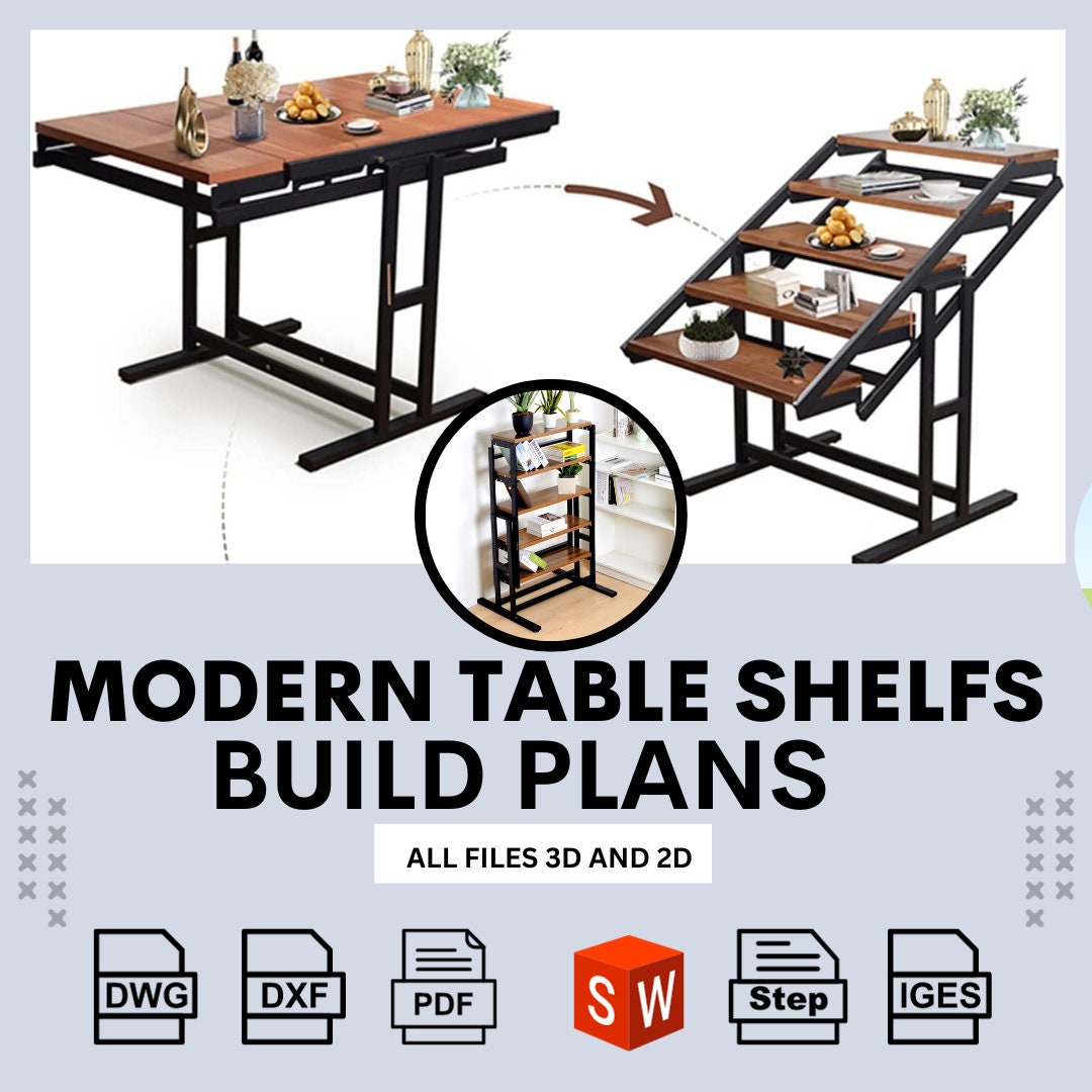 Build Plans Ining Table, 2 in 1 Conversion Table, Folding Dining Table ...