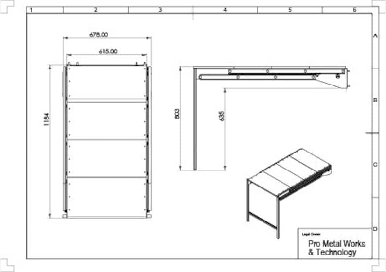 Build Plans Wall Folding Table, Convertible Folding Desk With Rotating ...