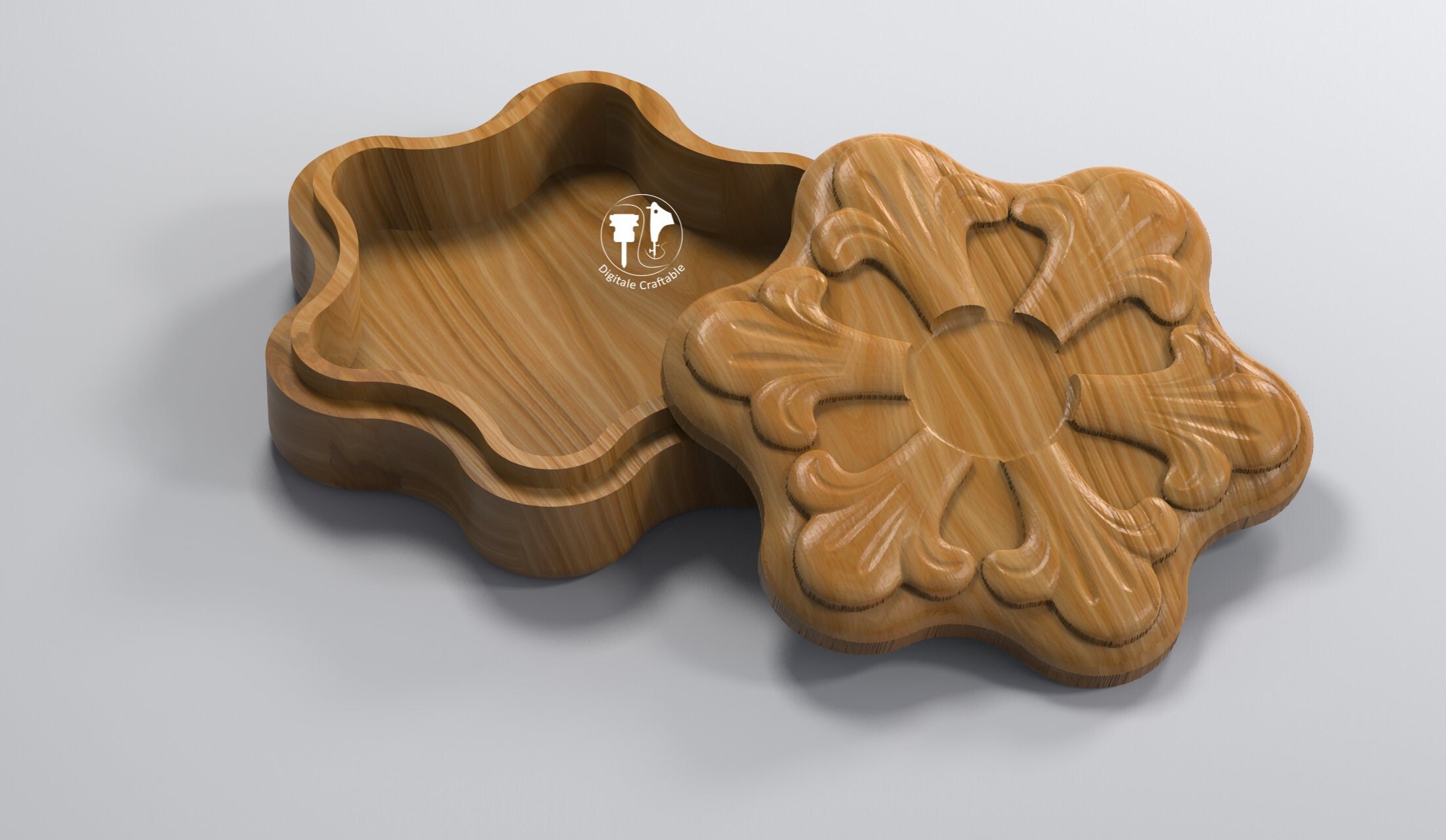 Super Pack 8 Jewelry Boxes 3d Stl Files for Cnc and 3D Printer - Etsy