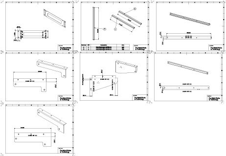 Build Plans Wall Folding Table, Convertible Folding Desk With Rotating ...