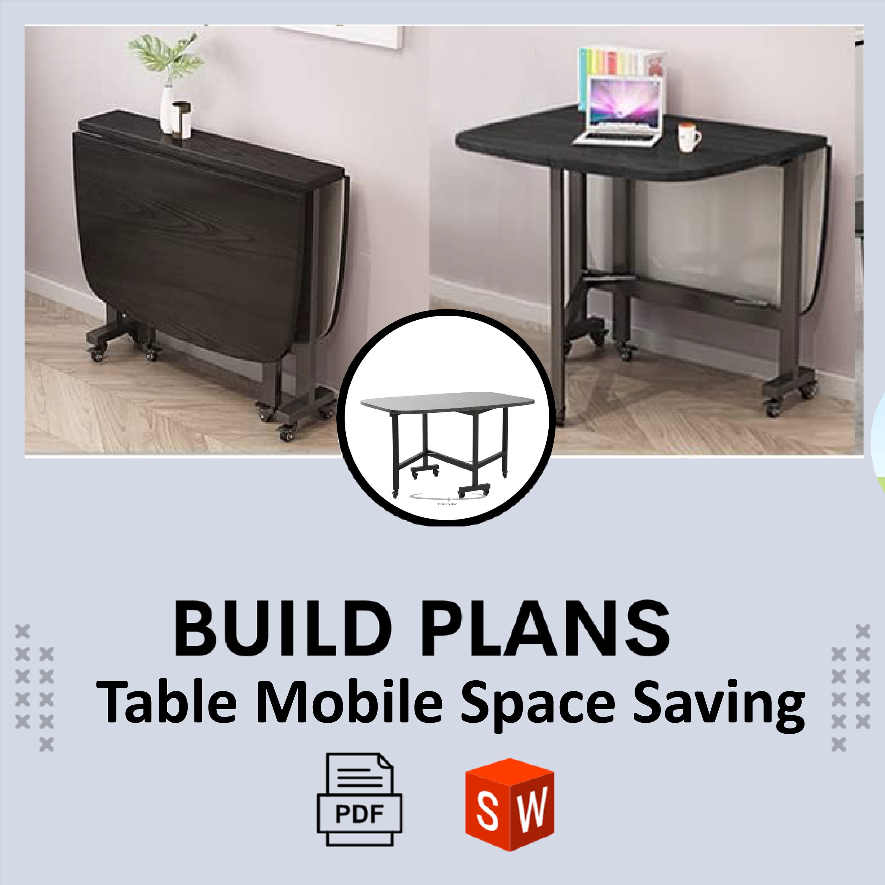 Build Plans Folding Table Dining, Extendable Kitchen Table, Table ...