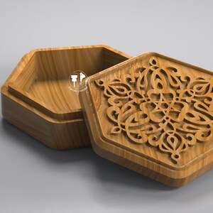 Super Pack 8 Jewelry Boxes 3d Stl Files for Cnc and 3D Printer - Etsy