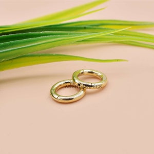 14K Yellow Gold Plated Charm Holders, Wholesale Designer Lock Jewelry, Connector Enhancer Locks ...