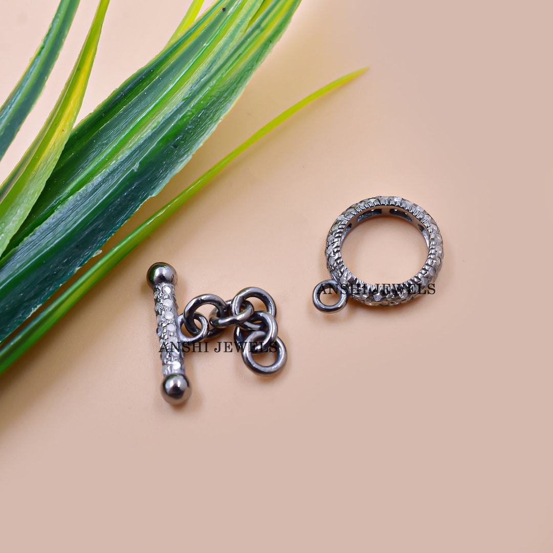 New Designer Diamond Necklace Connector Toggle Clasp Jewelry - Etsy