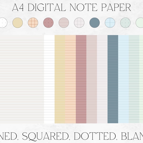 Onenote Notetaking Template - Etsy