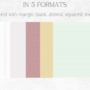 Digital Note Paper for Goodnotes, Onenote, Notability PDF Printable ...