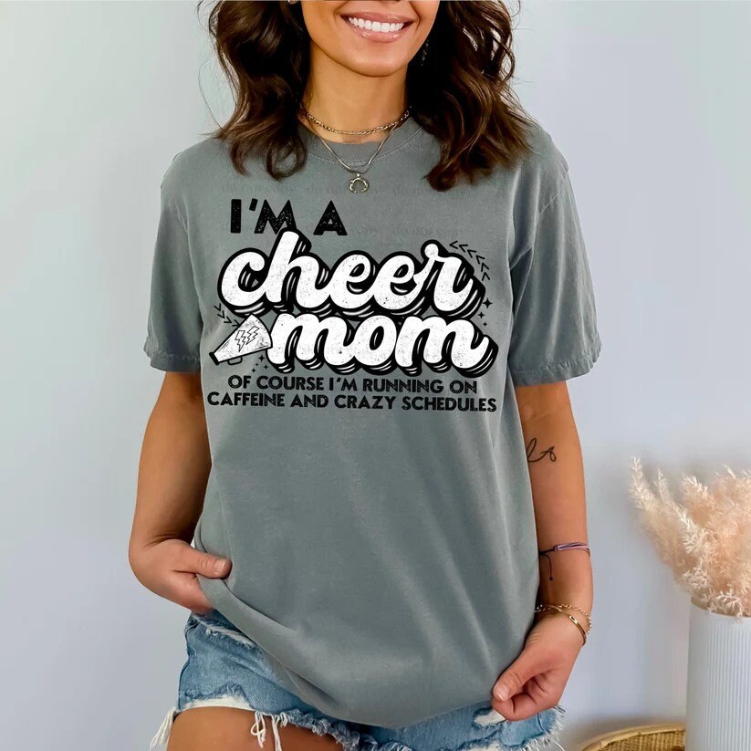Cheer Mom DTF Print, Cheer Mom Print, Cheer Dtf Transfer, Ready to ...