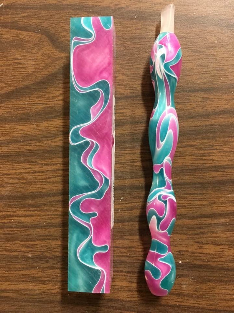 Diamond Painting Pen Alien Sunset Handmade Custom Pink and | Etsy