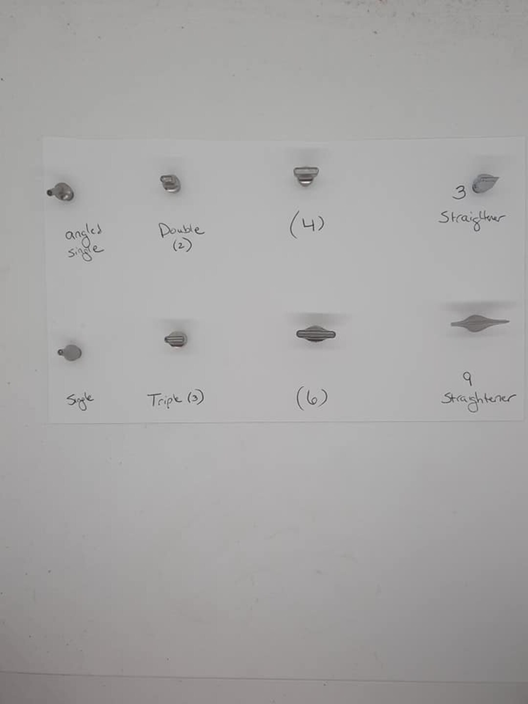 Stainless Steel Metal Tips Set of 8 Diamond Painting: Angled Single ...