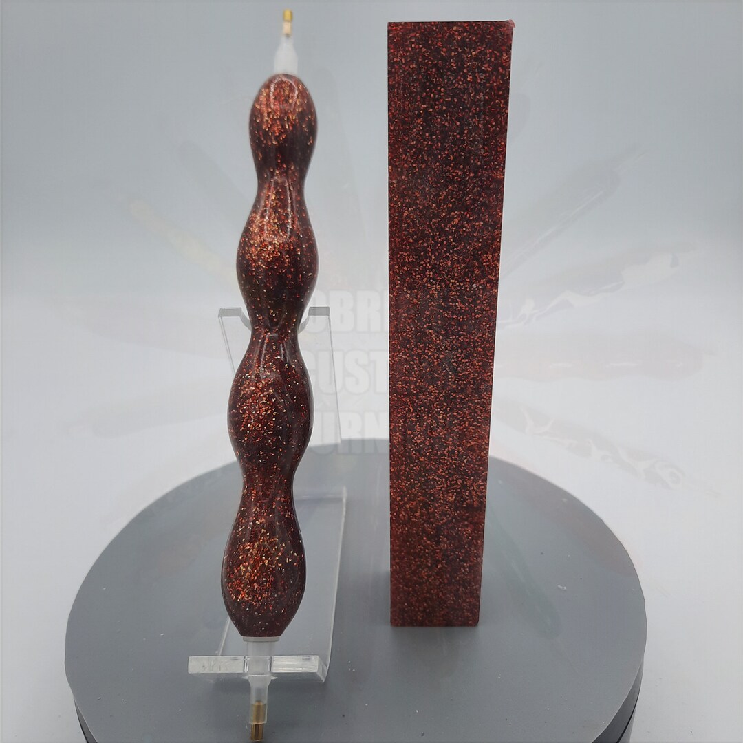 Diamond Painting Pen - Kirinite Red Cosmic Glitter - Handmade Custom ...
