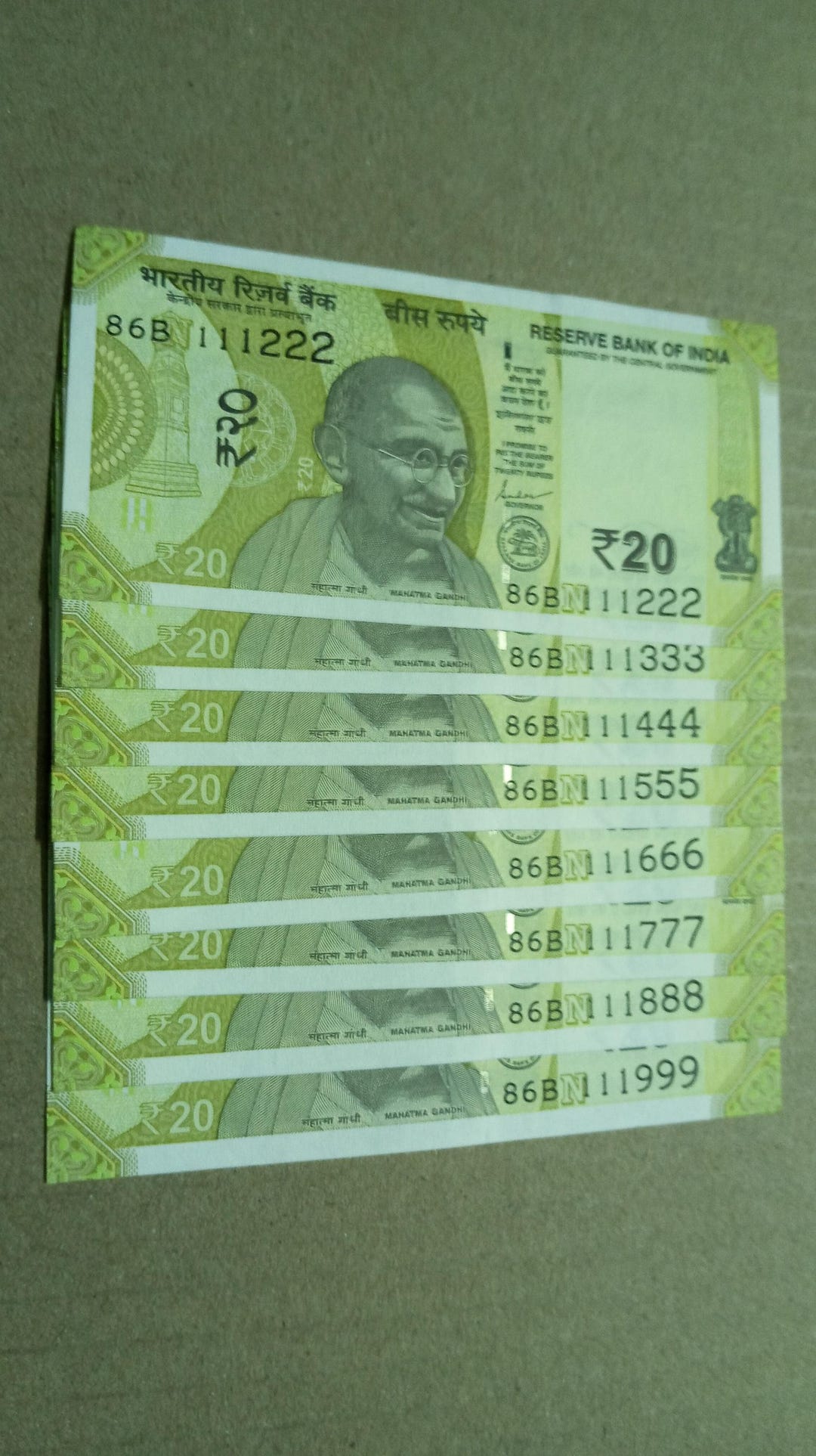 Rupee Currency Old Money Unc Banknotes, Reserve Bank of India ...