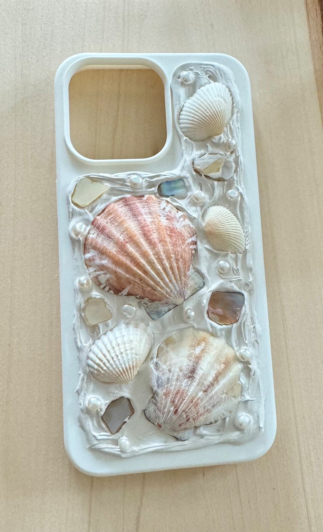 Shell Phone Case Handmade Personalized Phone Case Beach Lover Phone ...