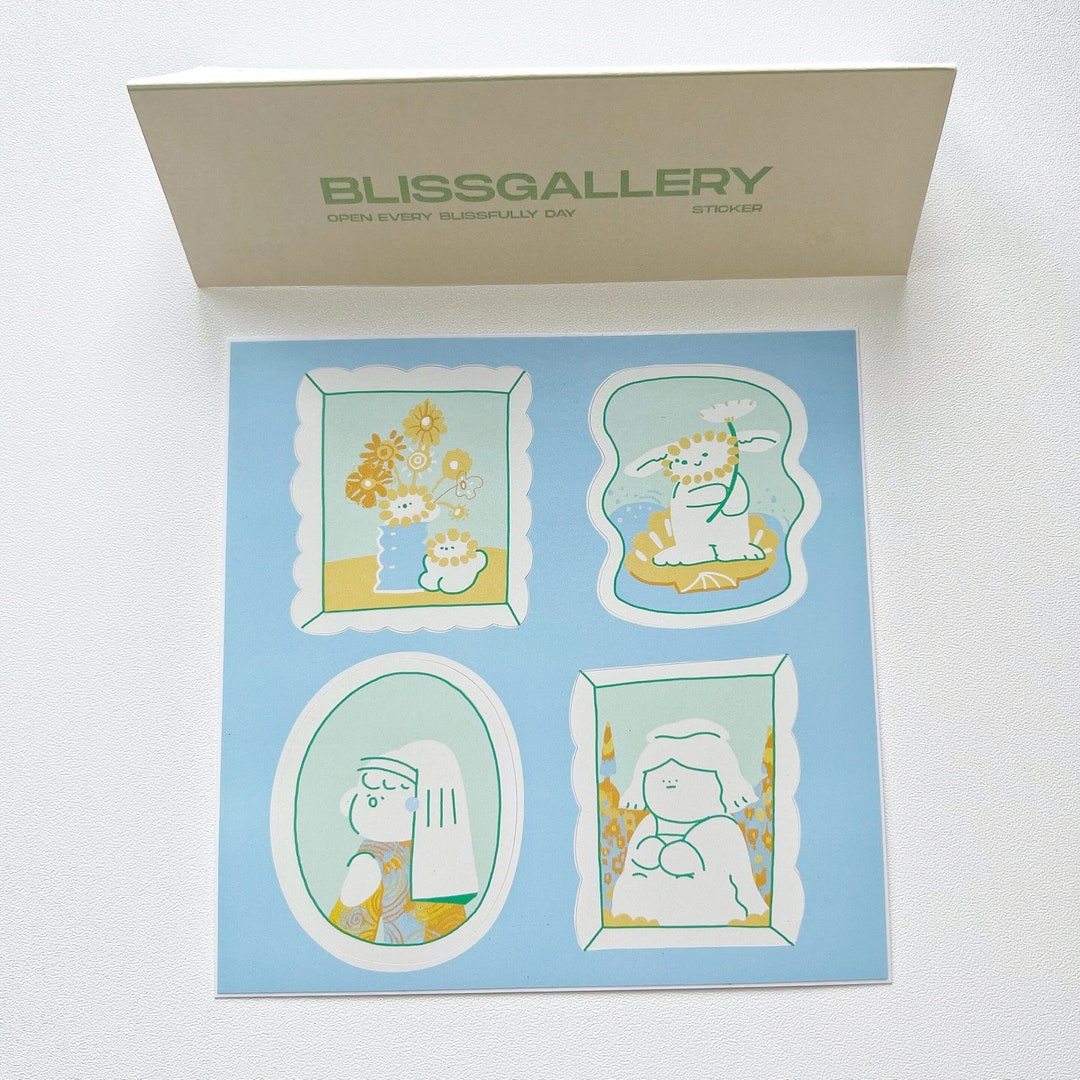 Bliss Museum Sticker Sheet | Planner Stickers | Journal Stickers ...
