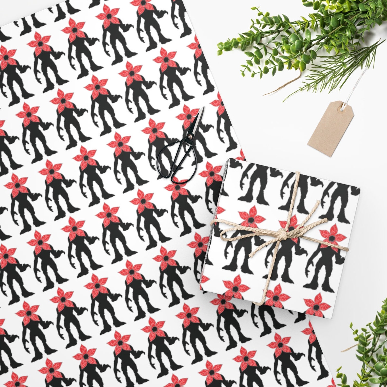 Stranger Things Wrapping Paper Classic TV Inspired Wrapping - Etsy
