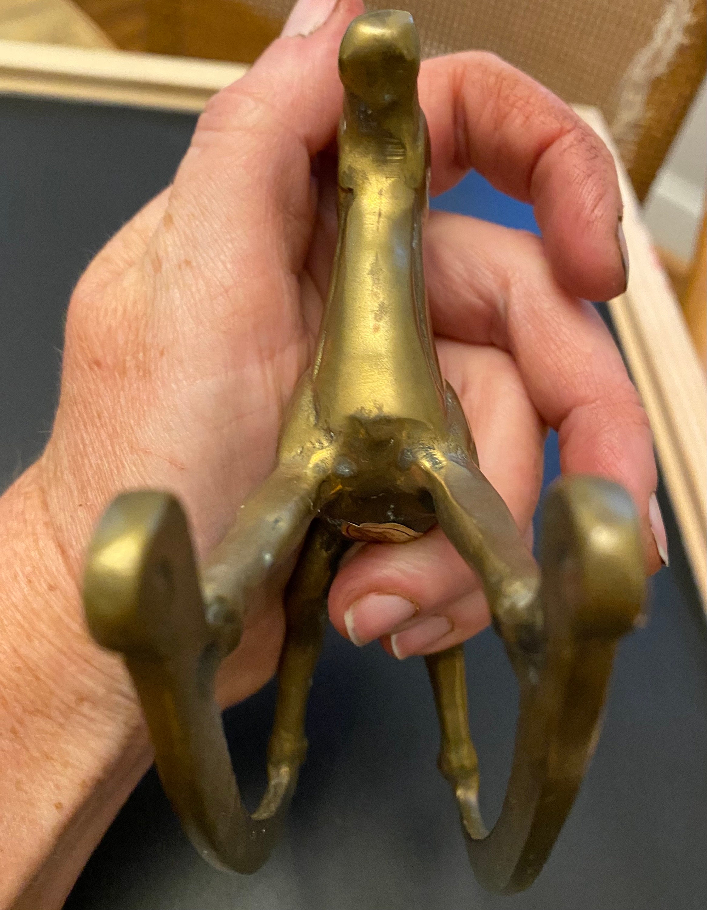 Vintage Andrea by Sadek Brass Rocking Horse Figurine Patina - Etsy