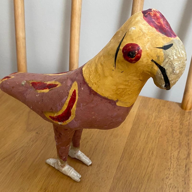 Paper Mache Bird - Etsy