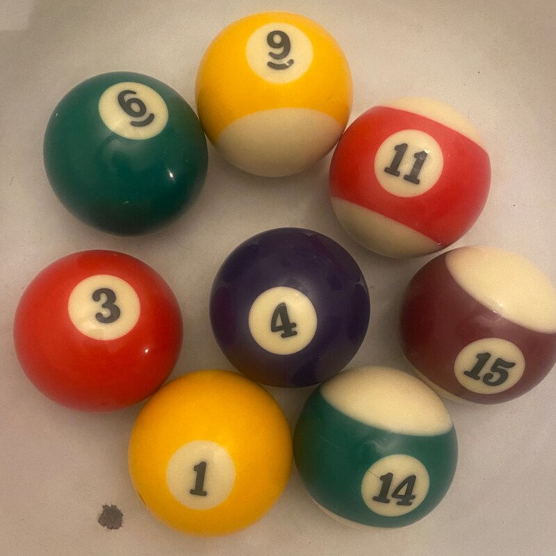 Vintage Pool Balls - Etsy