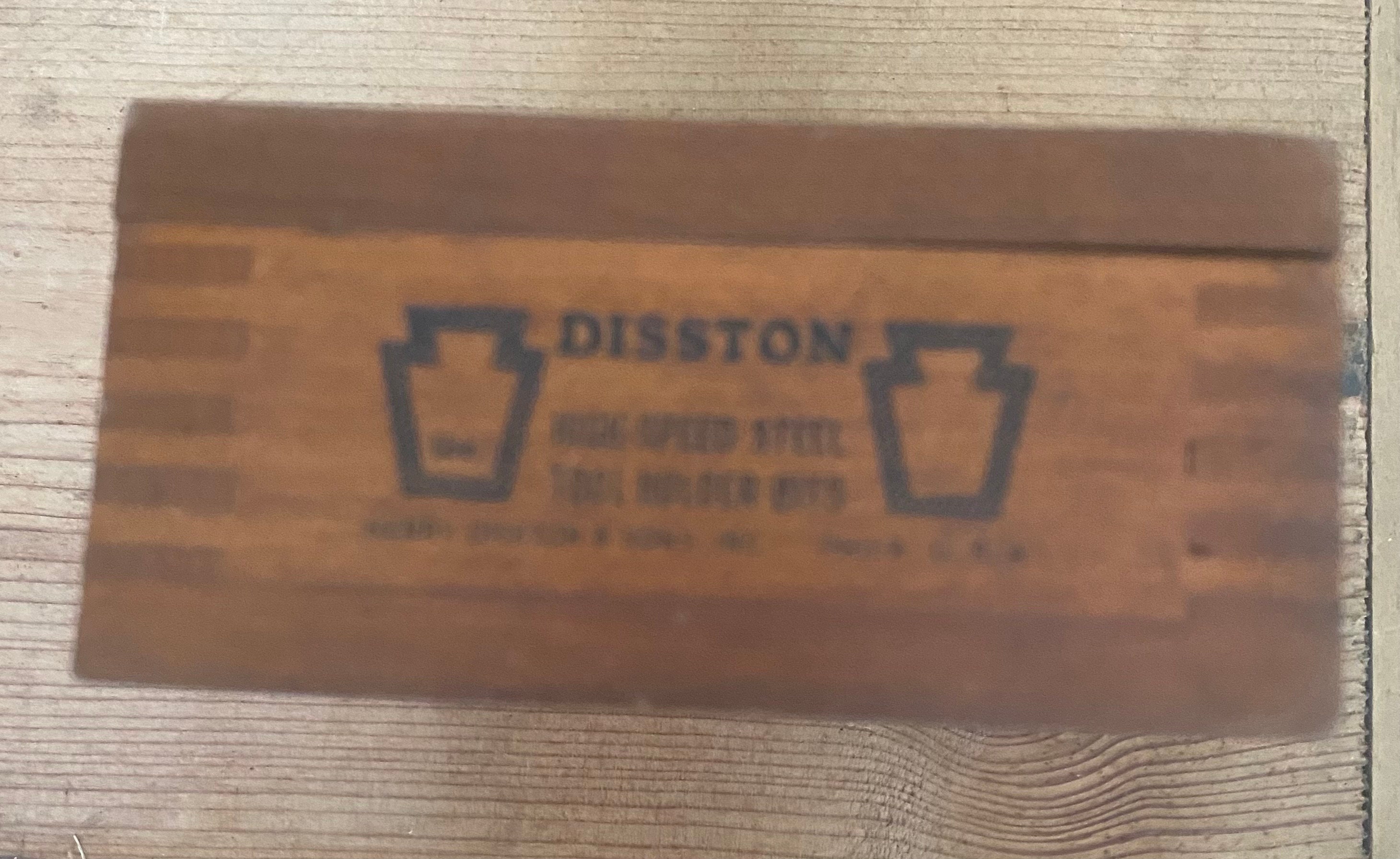 Vintage Aged & Worn Disston Tool Holder Bits Wood Box Only - Etsy