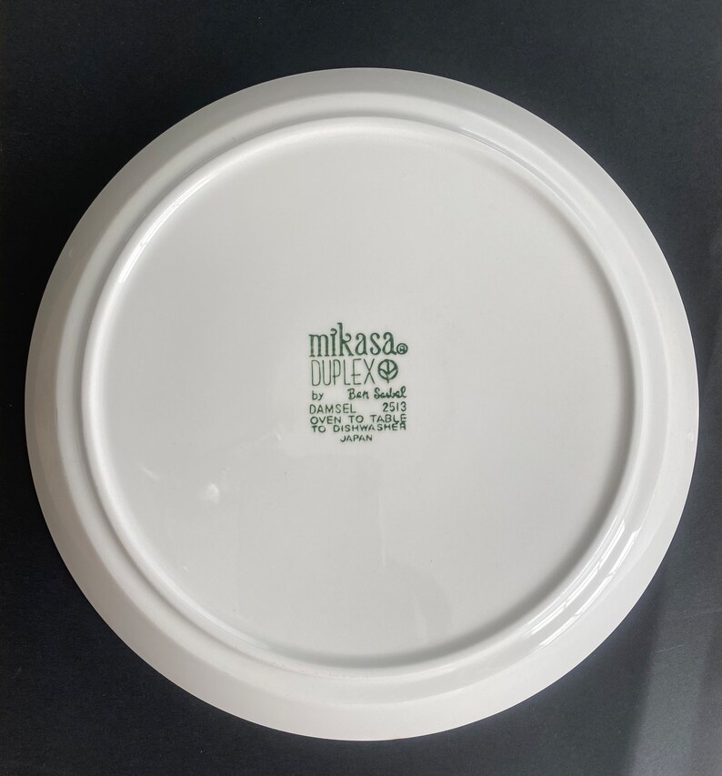 Mikasa MCM Duplex Damsel by Ben Seibel 7.5 Plate Vintage 70s Salad Brunch Plate - Etsy