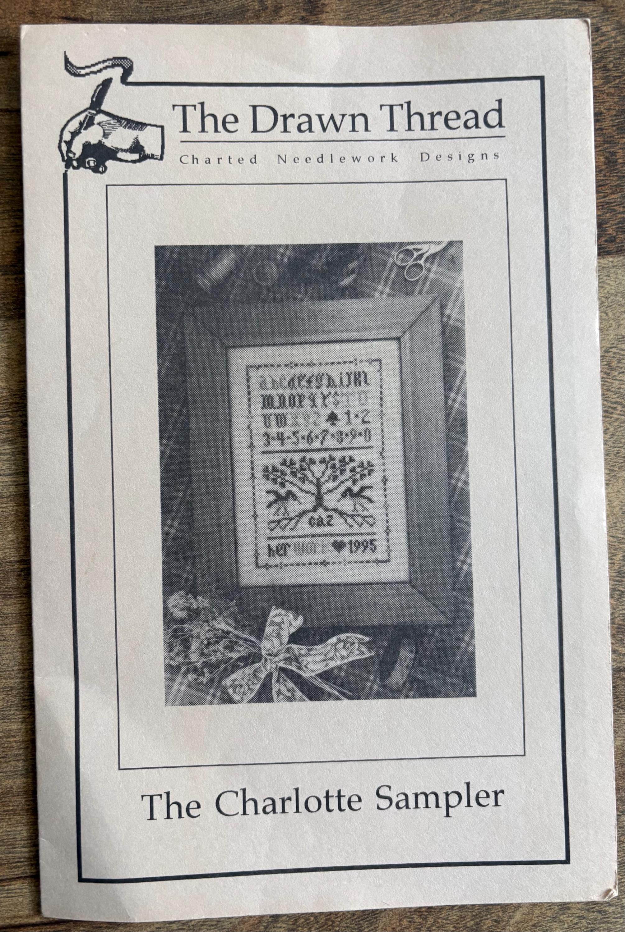 Vintage the Charlotte Sampler Cross Stitch Chart • the Drawn Thread ...