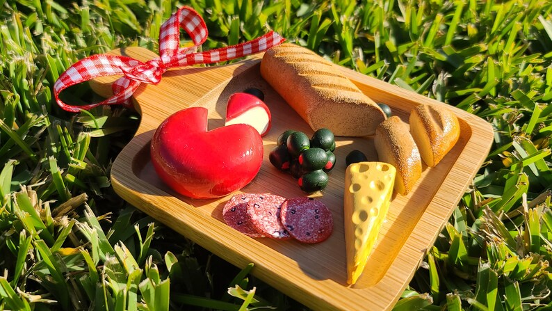 Miniature Clay Cheese Board - Etsy